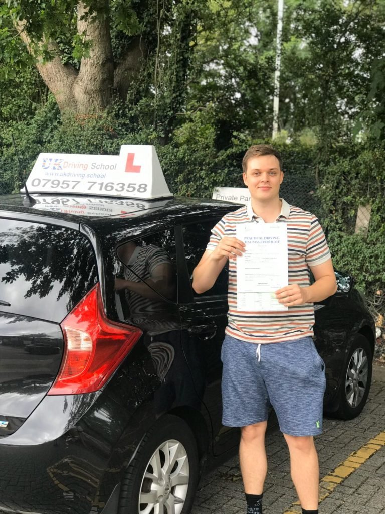 Congratulations Jack! Passed - UKDrivingSchool